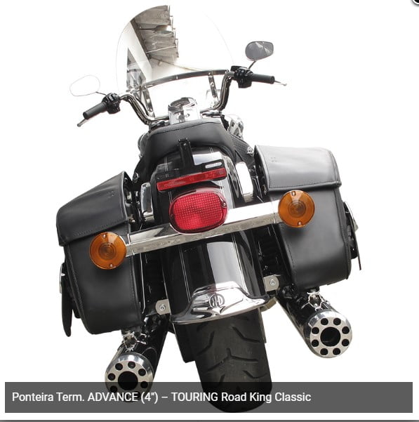 Ponteira Road King Escapamento Torbal Touring 4" Advance - Lux Motos