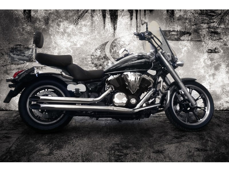 Escapamento Midnight 950 Reto Yamaha - Cobra - Lux Motos